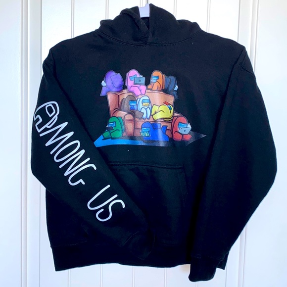 Sunrise surf co | Shirts & Tops | Among Us Black Hoodie Sweater | Poshmark